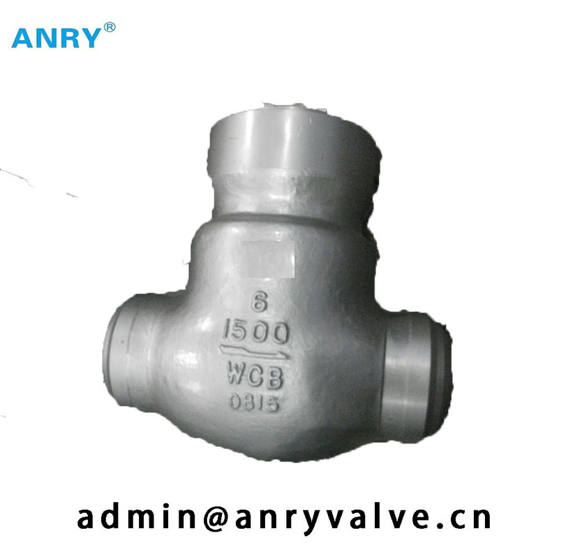 High Pressure API 6D Swing Check Valve 900lbs RTJ Flanged Stellite No.6 ...
