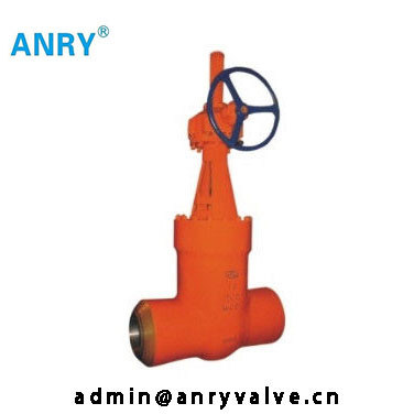 Flanged RTJ Industrial Gate Valve Class 600~2500 Pressure Seal WCB Body ...
