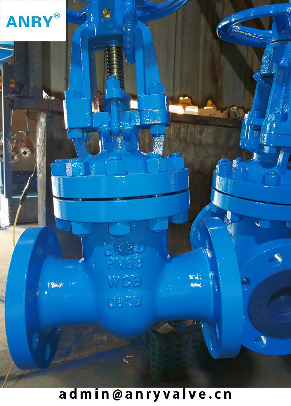 Cast Steel DIN Steel Gate Valve Flanged RF FF 2 Inch CE ISO Certification