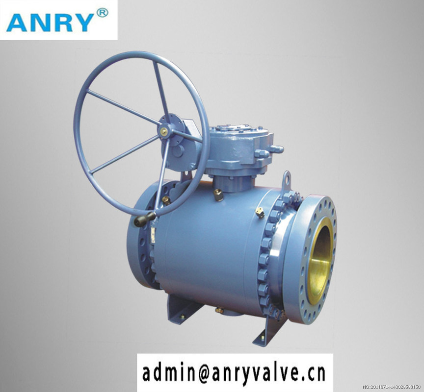 Casted Steel WCB Body Flange Ends A105+ENP Ball 150~1500 Fixed Ball Valve